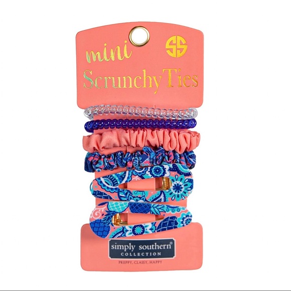 Simply Southern | Accessories | Simply Southern Paisley Mini Scrunchy ...